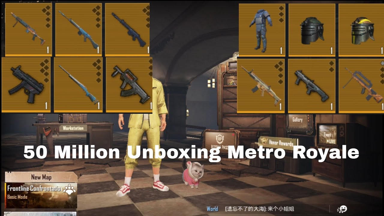 50 Million Unboxing Metro Royale 50 Milyon Değerinde Kutu Açılımı Metro ...