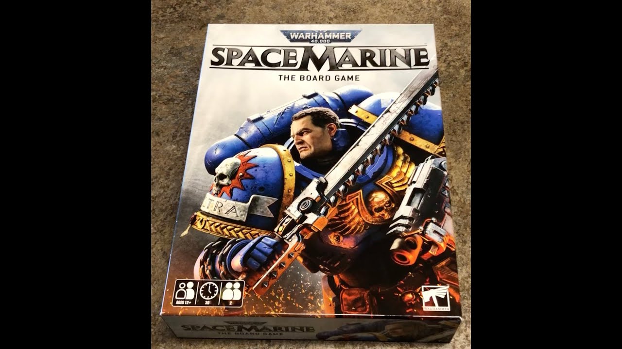 Space Marine: The Board Game Unboxing and First Look - YouTube
