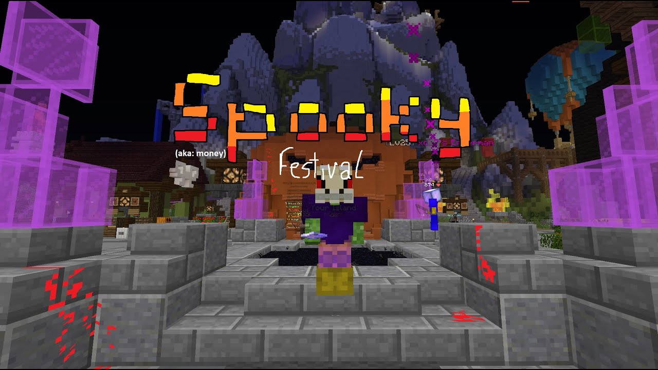 spooky festival of hypixel skyblock - YouTube