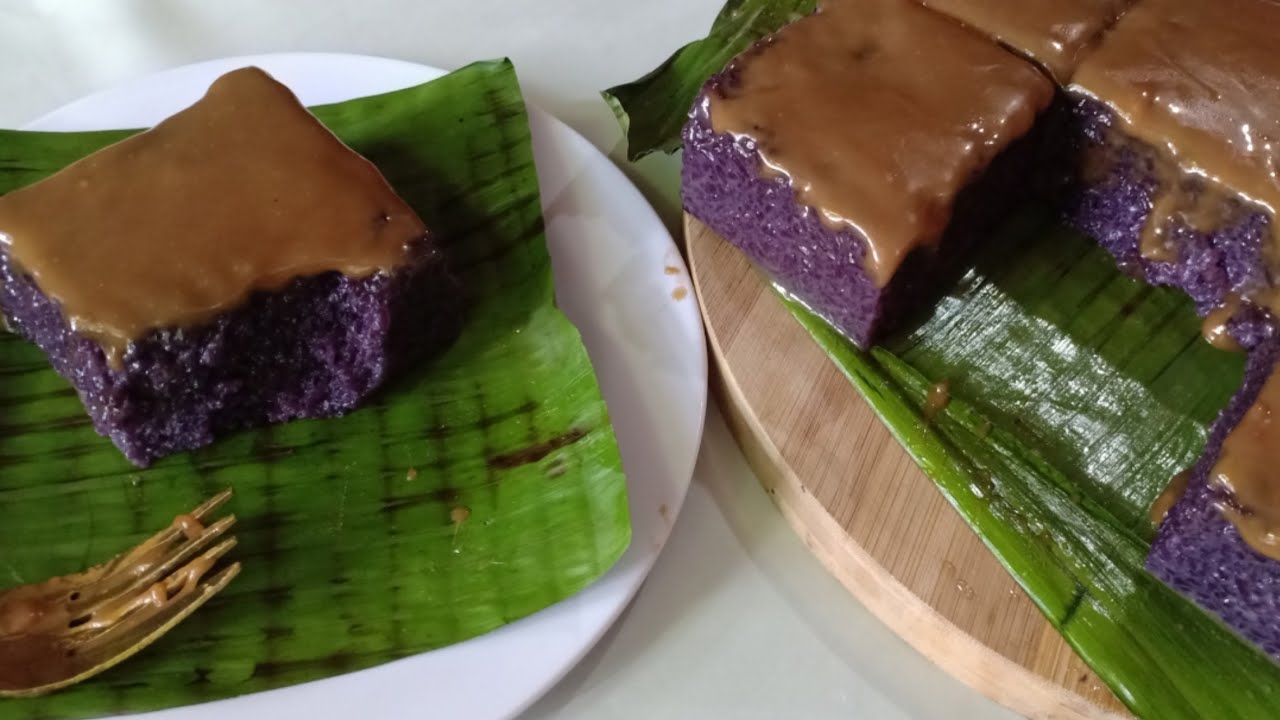 UBE BIBINGKANG MALAGKIT RECIPE - YouTube