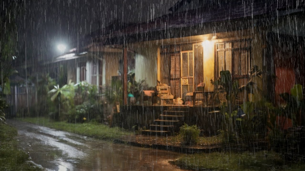 Soft Rain Sounds in the Countryside 10 Hours, Rain Sounds for Relaxing ...