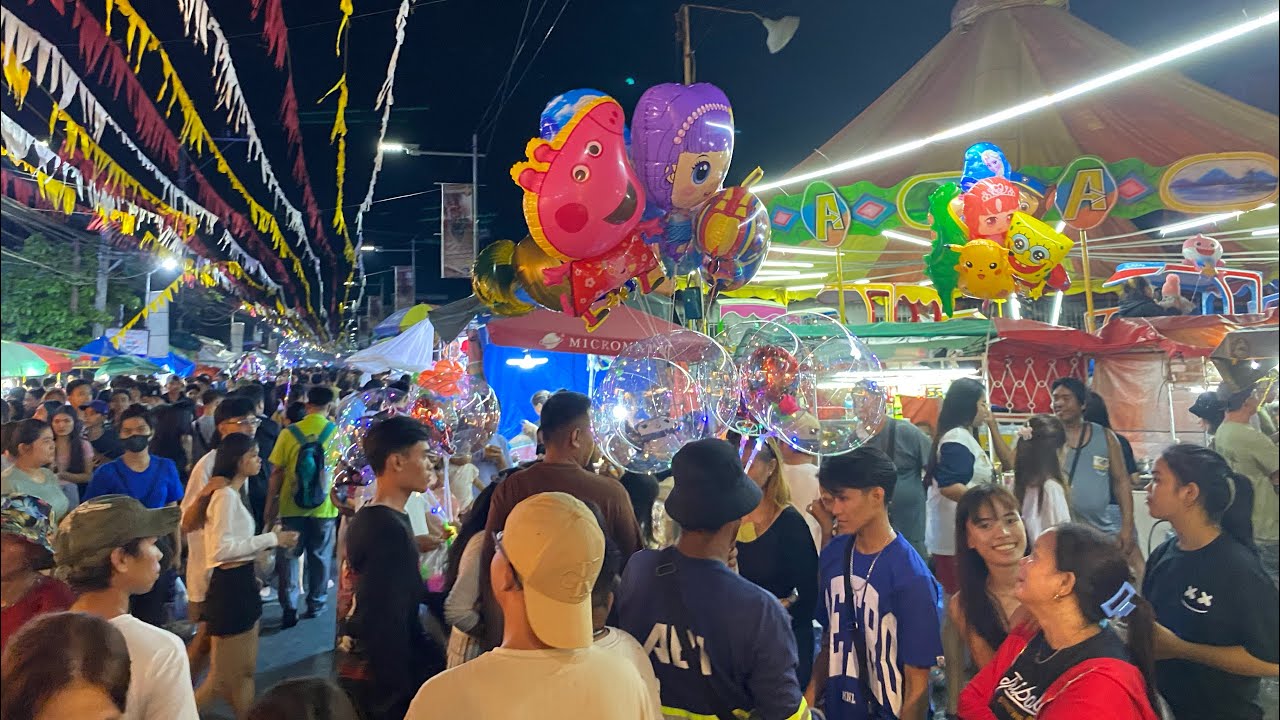 PART 2 WALK TOUR!!! TANZA,CAVITE NIGHT MARKET SIDERA! TANZA FIESTA 2024 ...