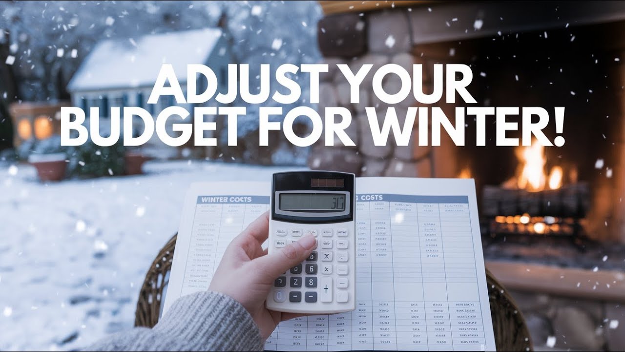 How to Adjust Your Budget For Winter Expenses - YouTube
