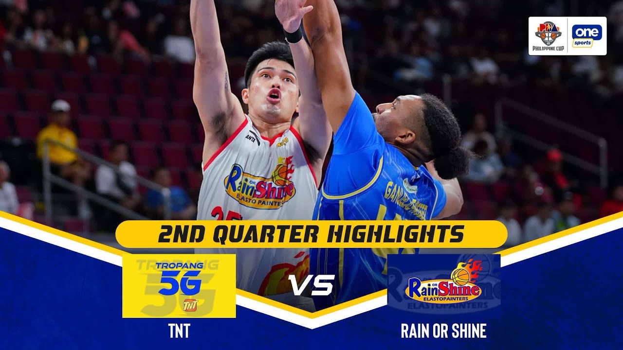 TNT vs. RAIN OR SHINE | 2ND QUARTER HIGHLIGHTS | SEMIFINALS | PBA ...