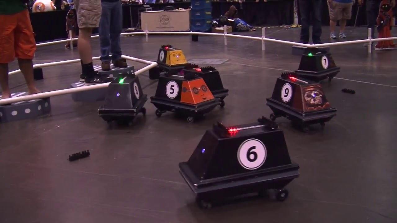 Star Wars Celebration 2017 Saturday Mouse Droid Derby MSE 6 - YouTube