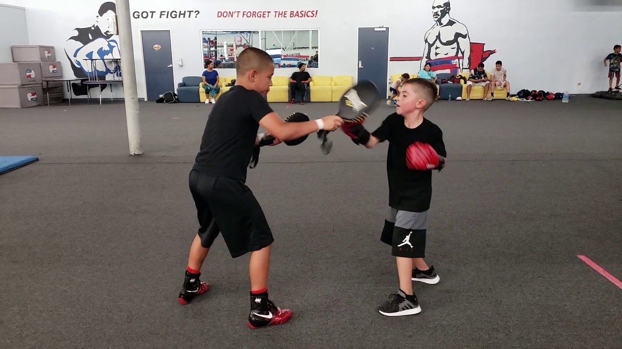 Kids Boxing Training at The Rock Boxing Gym - YouTube