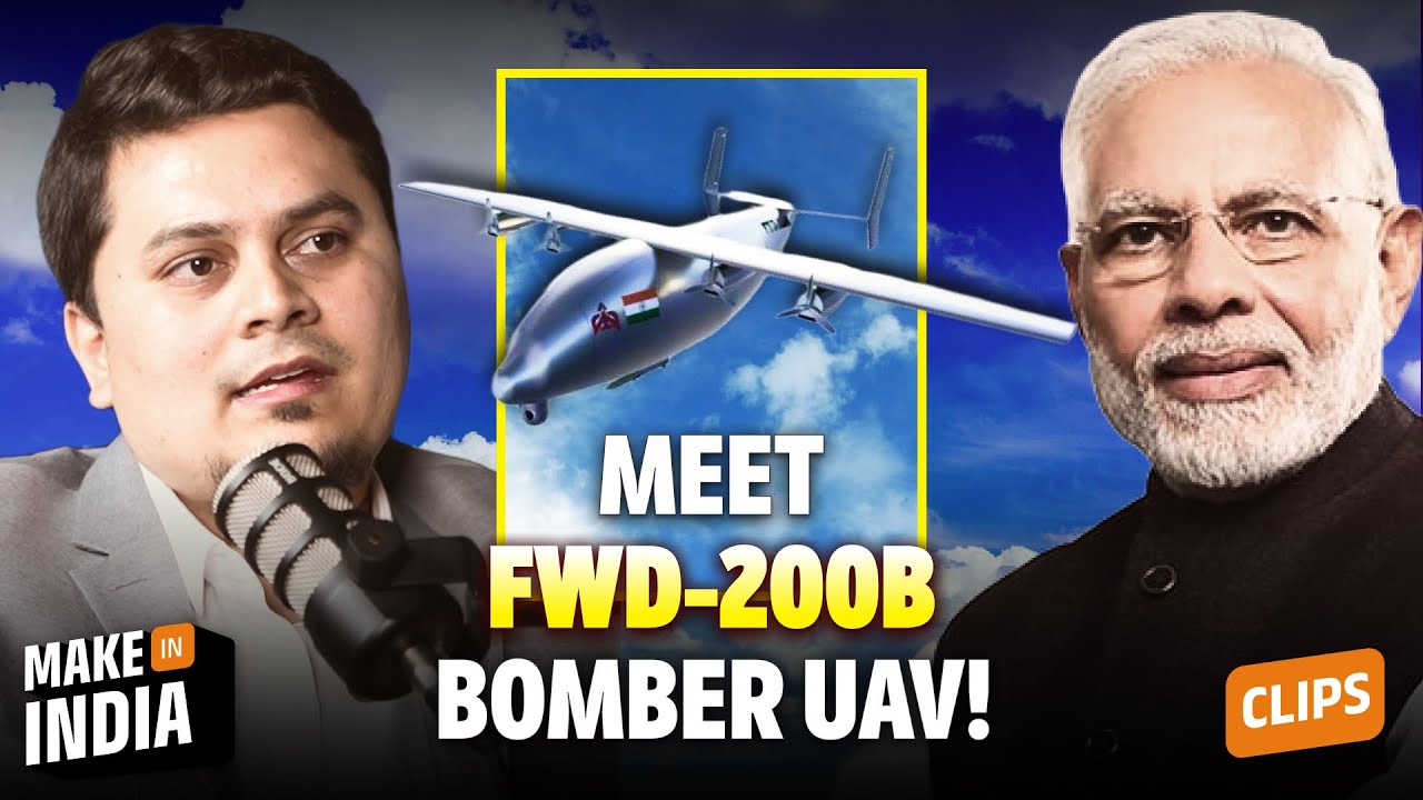 Meet India's first combat Drone - FWD - 200B!! 🚀🇮🇳 #podcast # ...