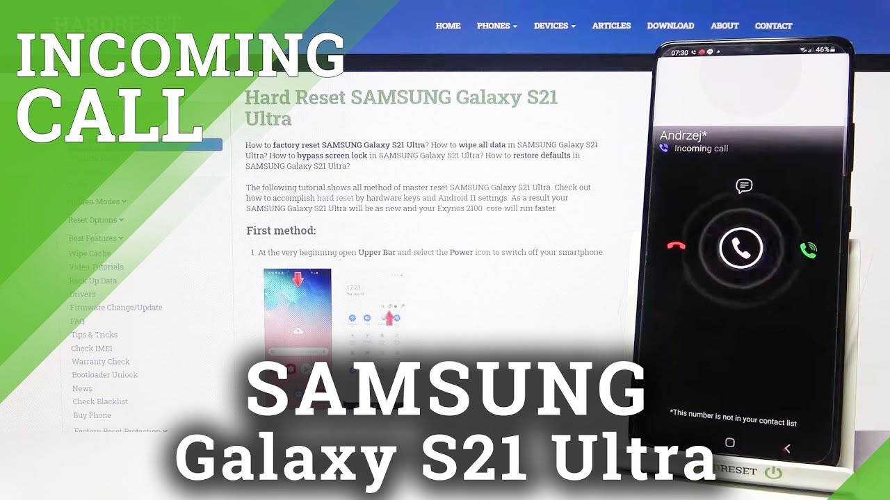 How Looks Incoming Call Screen in Viber App - Samsung Galaxy S21 ULTRA ...