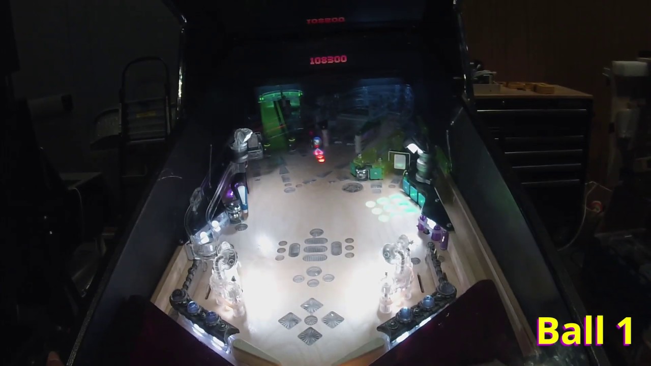 First Play: Proto1 (RARE homebrew pinball machine) - YouTube