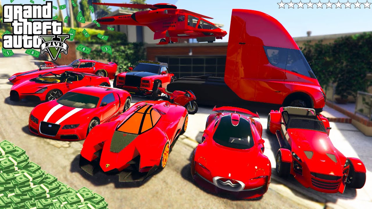 GTA 5 - Stealing DECILLIONAIRE SUPER CARS With Franklin | (Real Life ...
