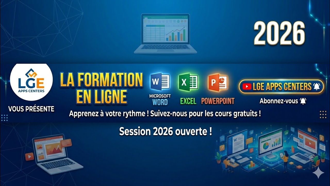 Formation en Microsoft office: Word, Excel, Power Point 100% Gratuit ...