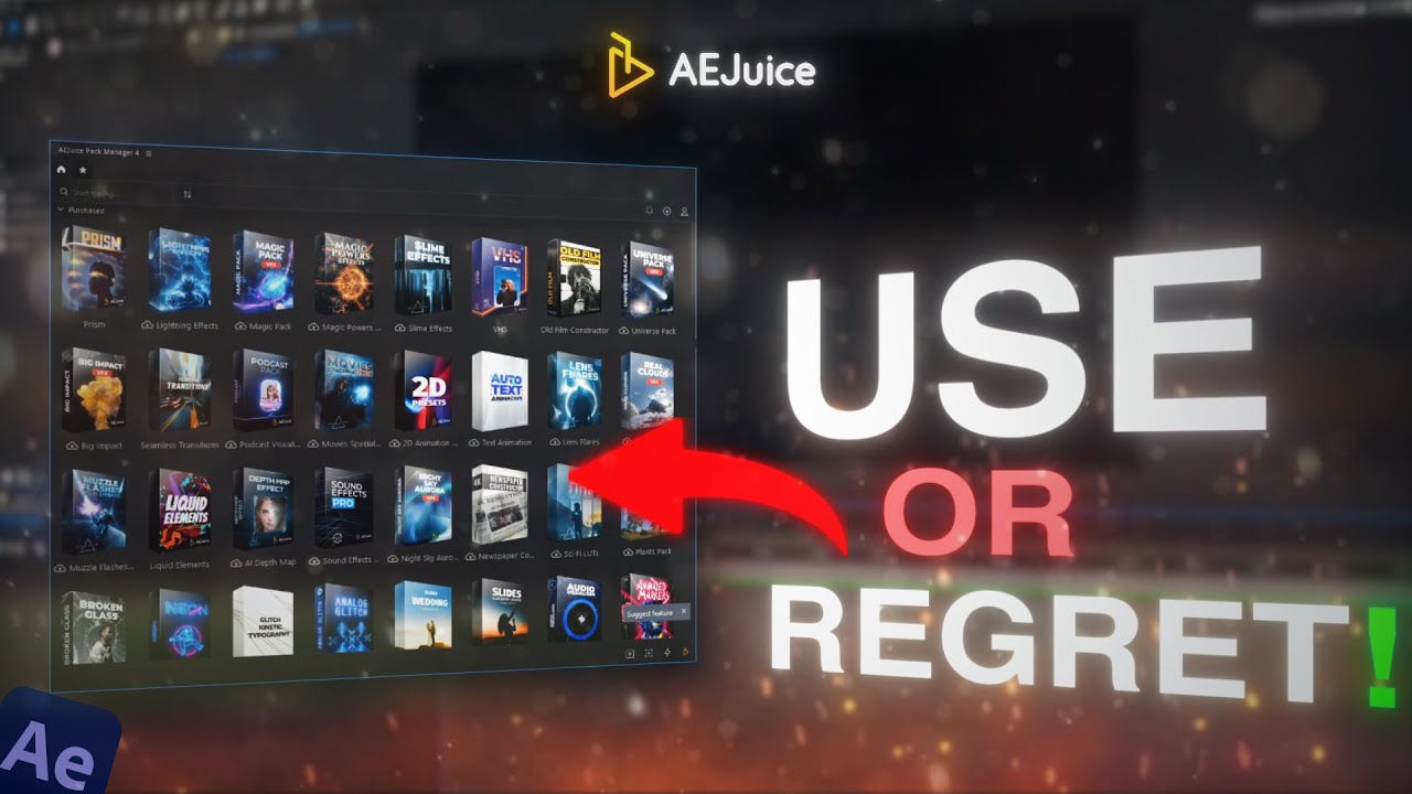 The Best EDITING Bundle you must have! AEJuice - YouTube