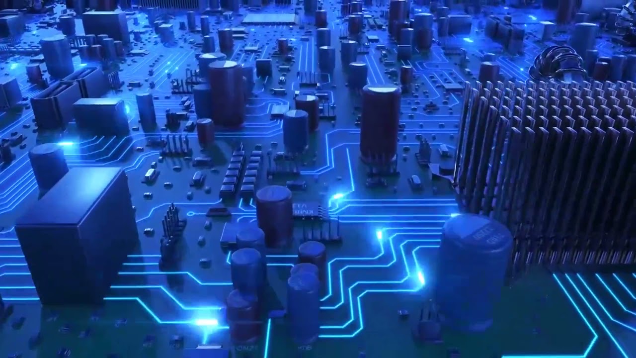 Circuit Board 4K Moving Wallpaper Background - YouTube