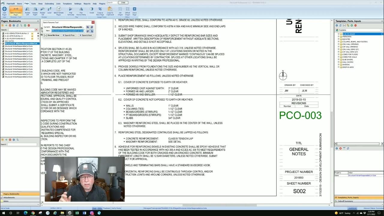 PlanSwift Basics - Renaming Sheets and Drawings - YouTube