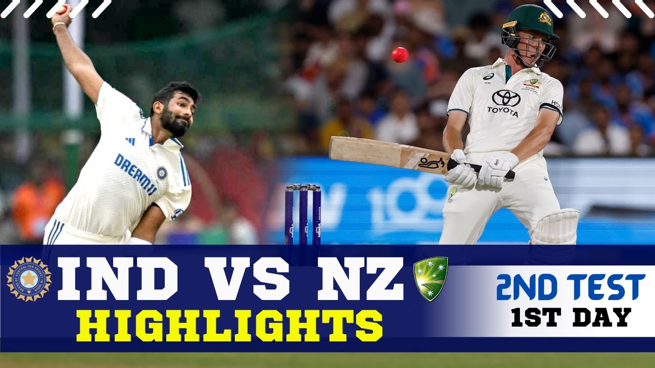 IND Vs AUS Highlights | India vs Australia, 2st Test, Day 1 Full Match ...