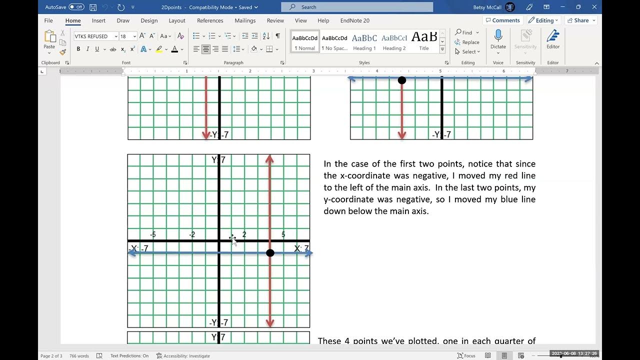 Plotting Points in two dimensions (x,y) - YouTube