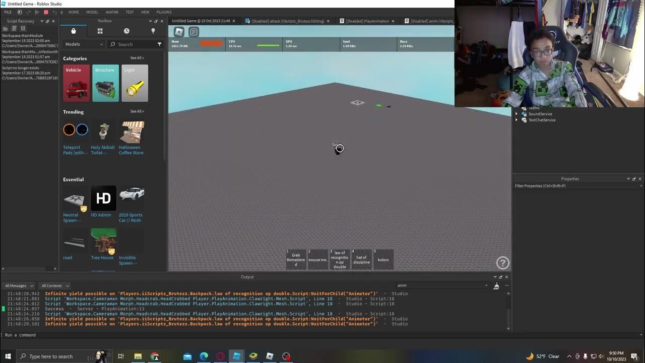 How To Make a Fast Headcrab in Roblox Studio! - YouTube