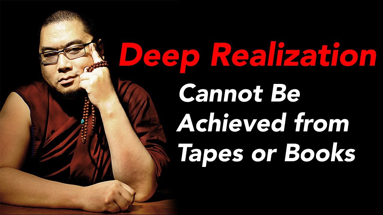 Deep Realization Cannot Be Achieved from Tapes or Books - YouTube