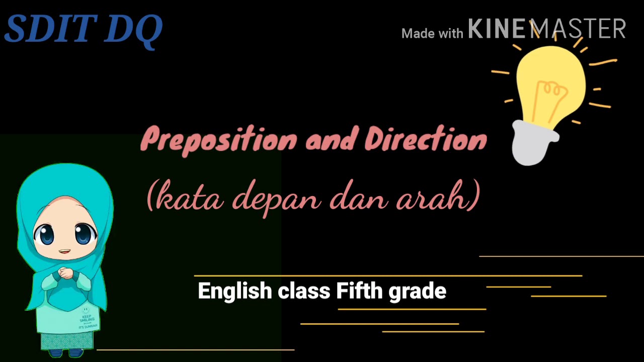 Preposition and Direction. materi kelas 5 - YouTube