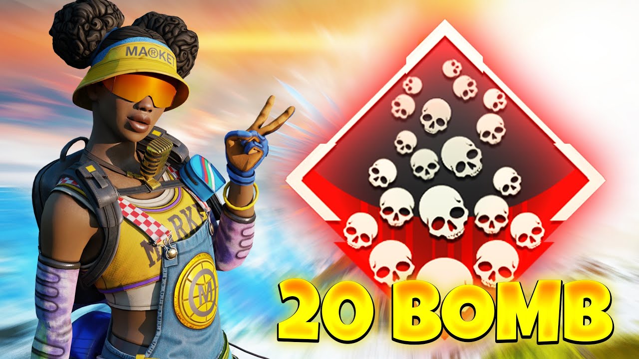 Getting my 20 BOMB on LIFELINE - Apex Legends - YouTube