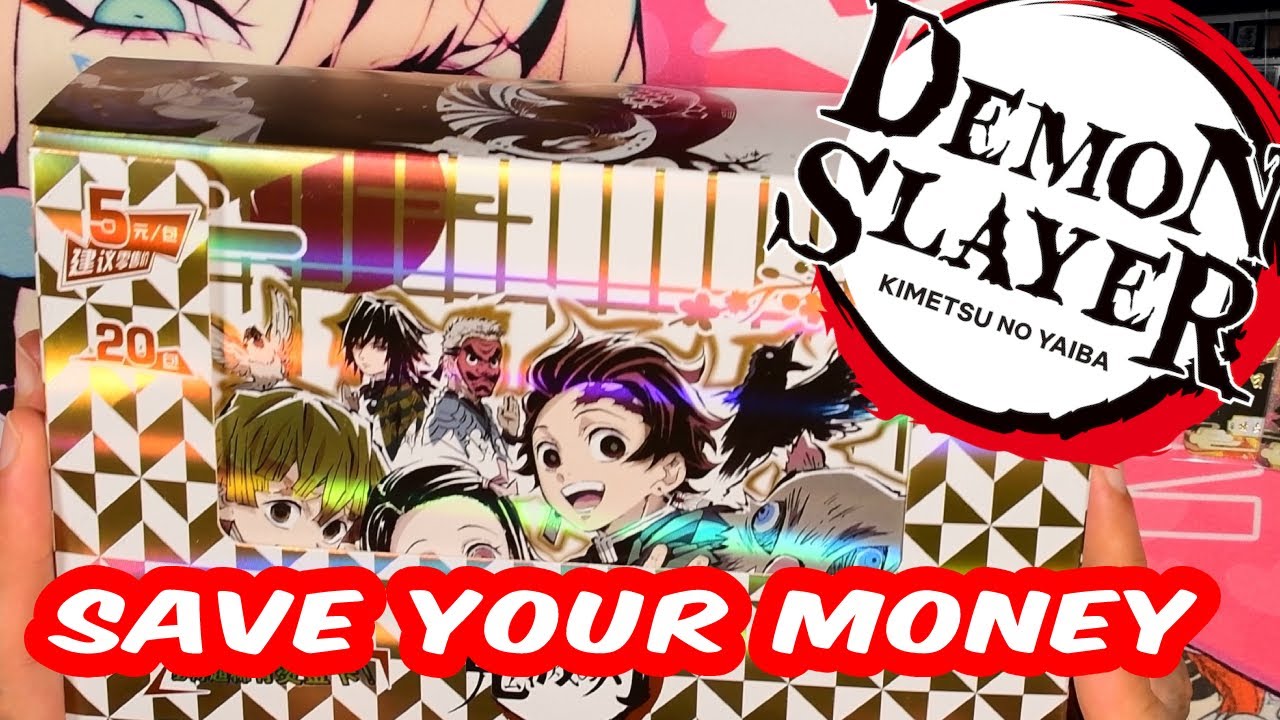 Most expensive Demon Slayer card box i could find - YouTube