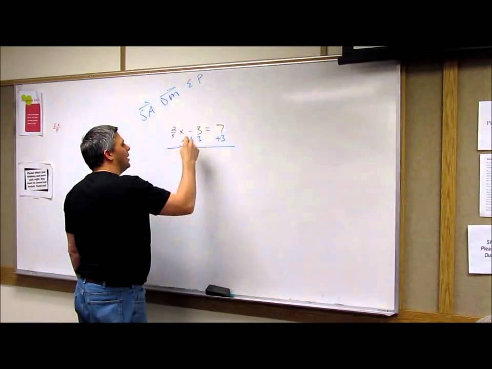 Math 70 Pre-Algebra Basic Algebra - YouTube