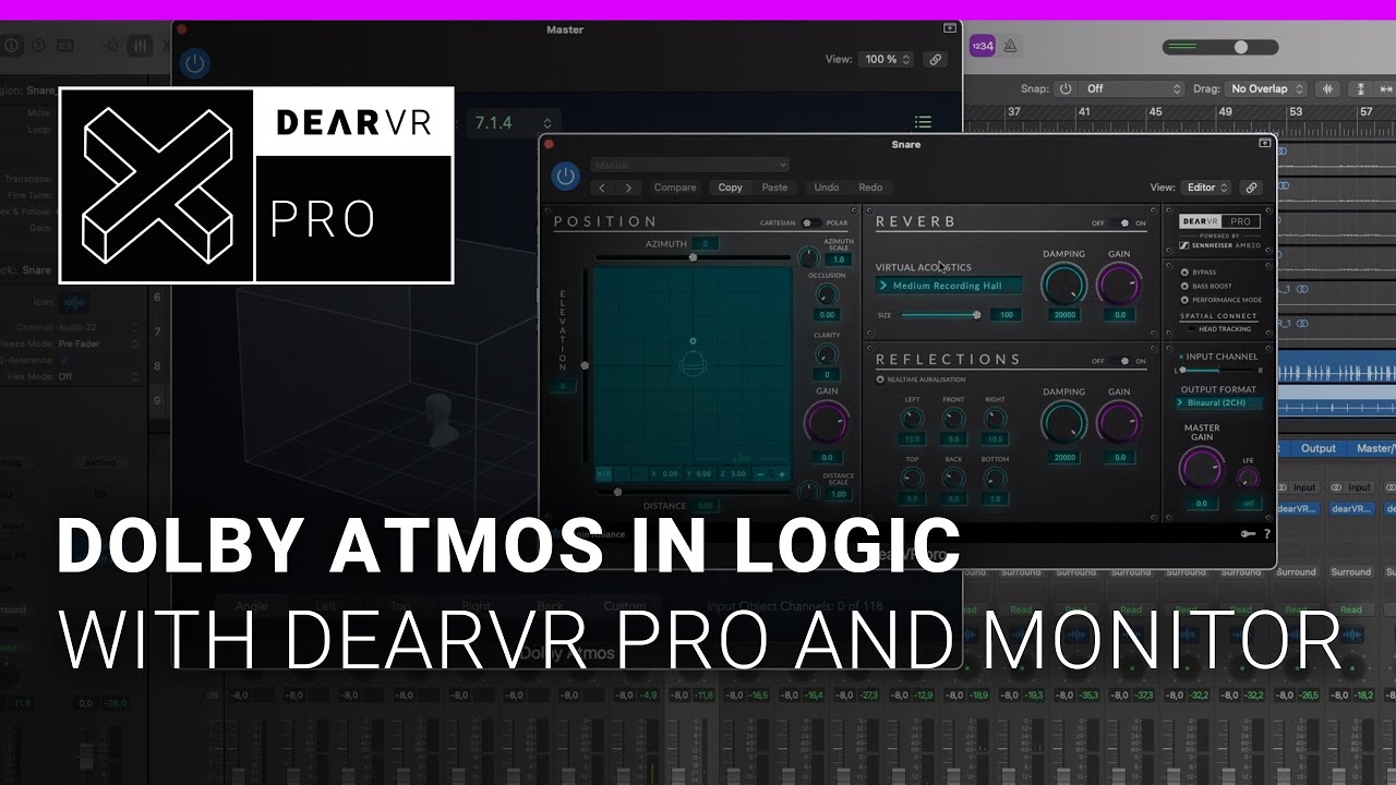 dearVR PRO - Enhance Dolby Atmos in Logic with dearVR PRO and MONITOR ...