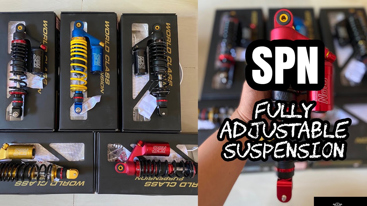 SPN Fully adjustable suspension for Aerox | from Thailand | World class ...