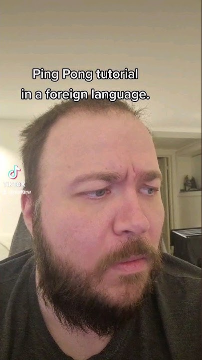 Foreign language Ping Pong tutorial. - YouTube