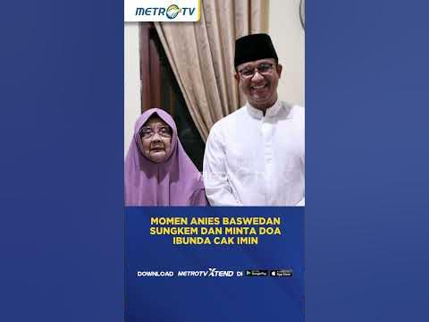 Momen Anies Baswedan Sungkem dan Minta Doa Ibunda Cak Imin #shorts - YouTube