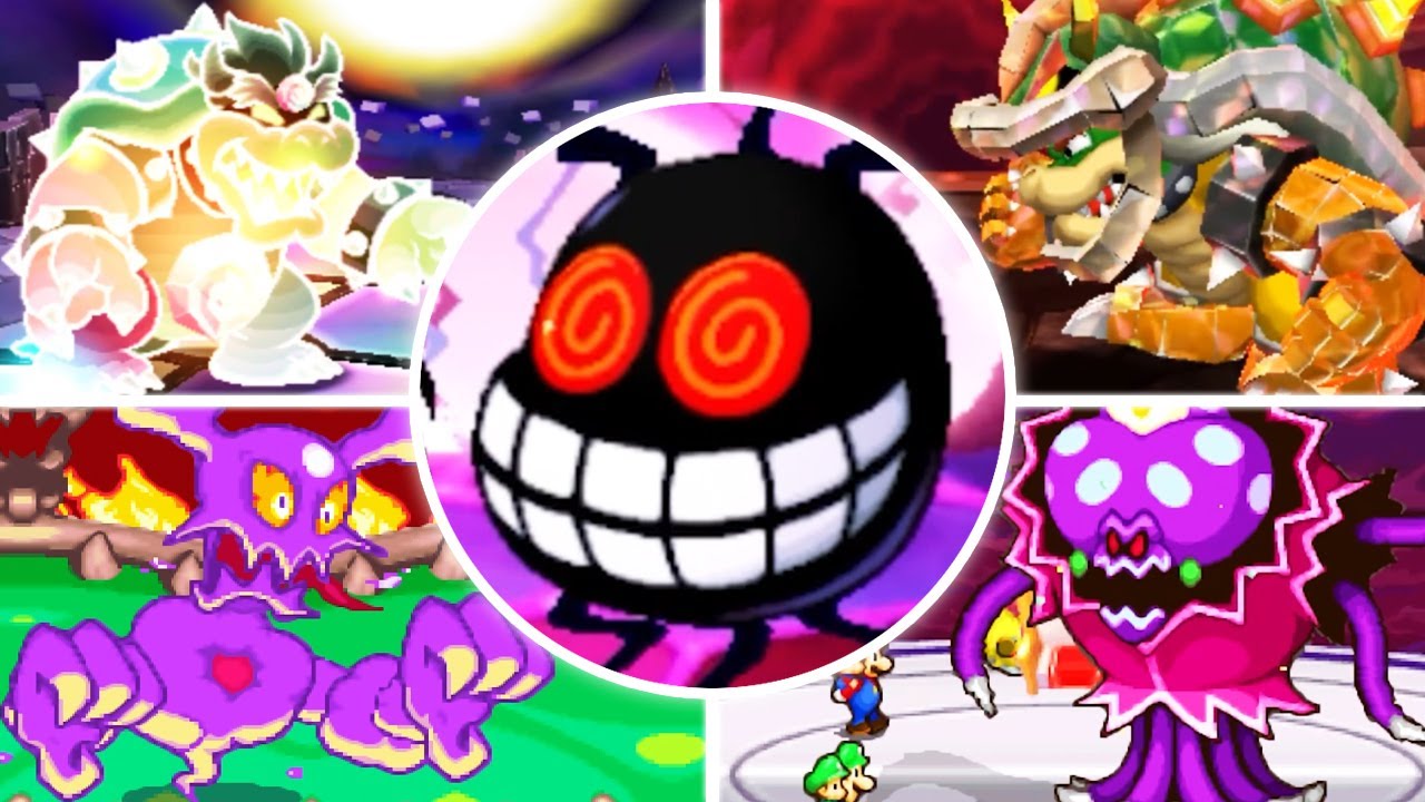 Mario & Luigi Series - Evolution of All Final Bosses - YouTube