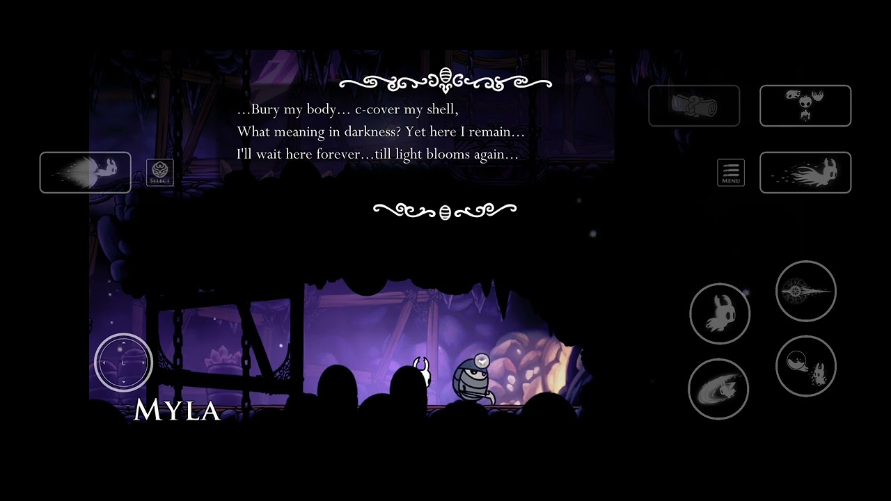 mid infected myla dialogues in hollow knight - YouTube