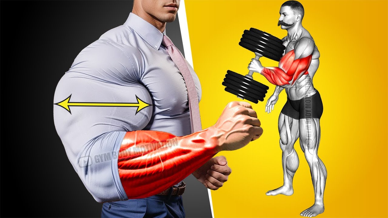 Bicep Workout Tricep Workout and Forearm Workout For Bigger Arms - YouTube