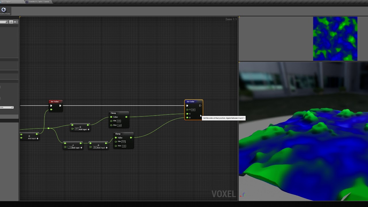 voxel plugin™ 3D Graph Preview & Curve node - YouTube