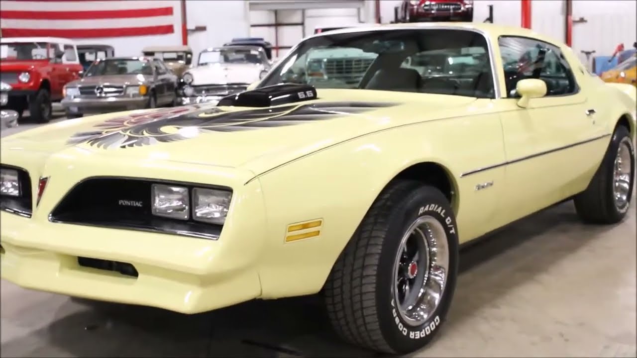 1981 Pontiac Firebird yellow - YouTube