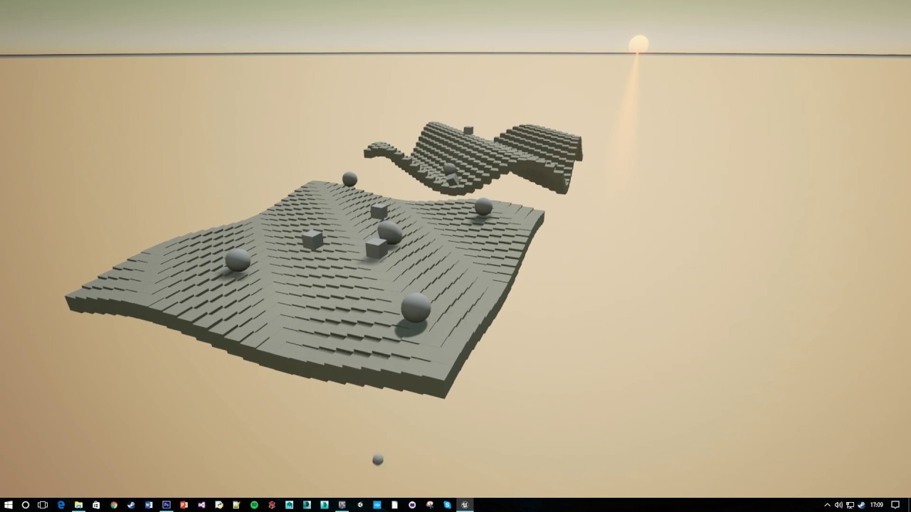 UE4 Wave floor - YouTube