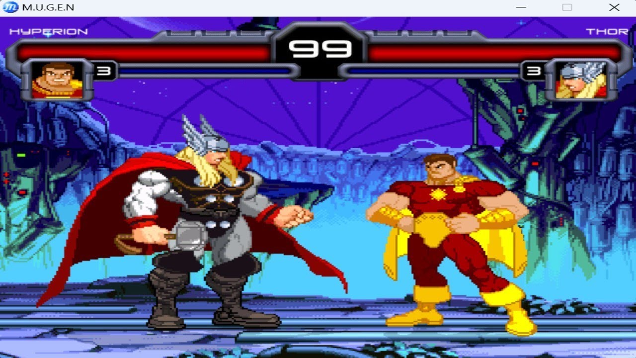 HYPERION vs THOR - Super Epic Fight⚡ Marvel Mugen Comics Final Battle ...