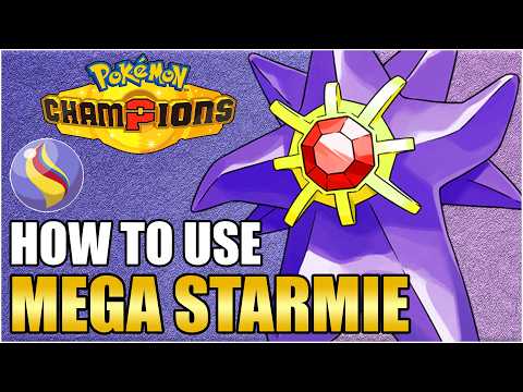 Best Mega Starmie Moveset Guide - How To Use Mega Starmie Competitive VGC Pokemon Champions
