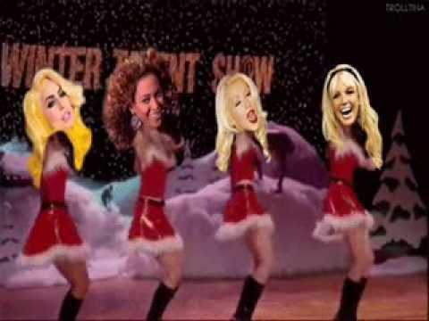 MADONNA LADY GAGA BRITNEY SPEARS CHRISTINA AGUILERA CHRISTMAS MTV 2013