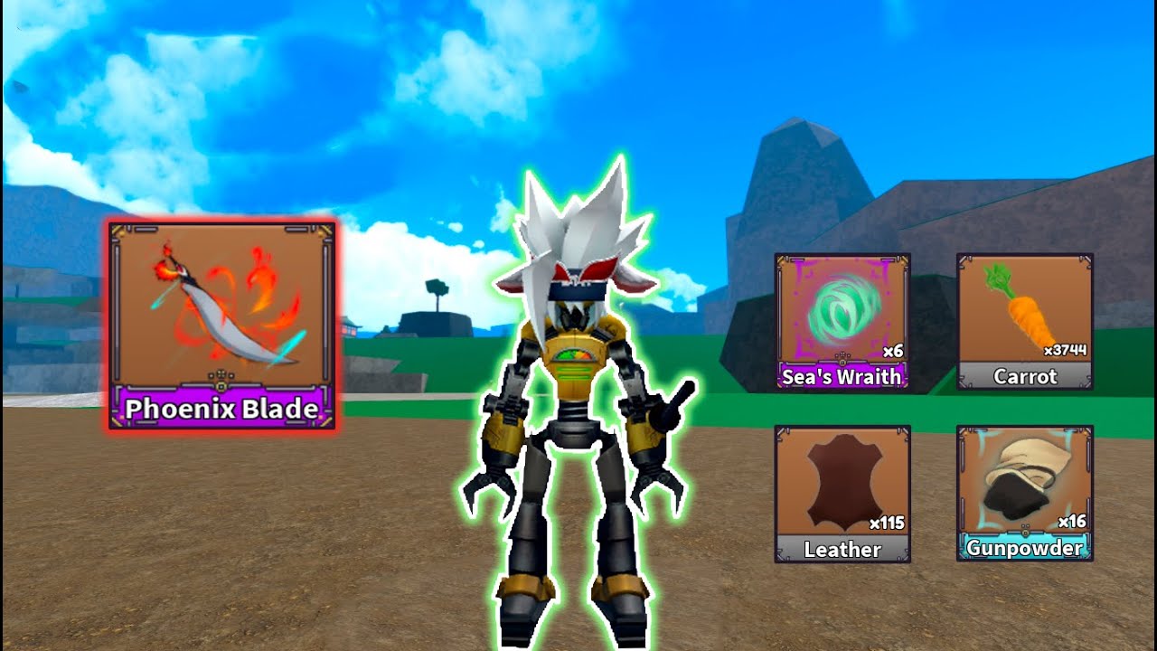 FARMANDO MATERIAIS PARA A RAÇA V2 E A PHOENIX BLADE V2 NO KING LEGACY ...