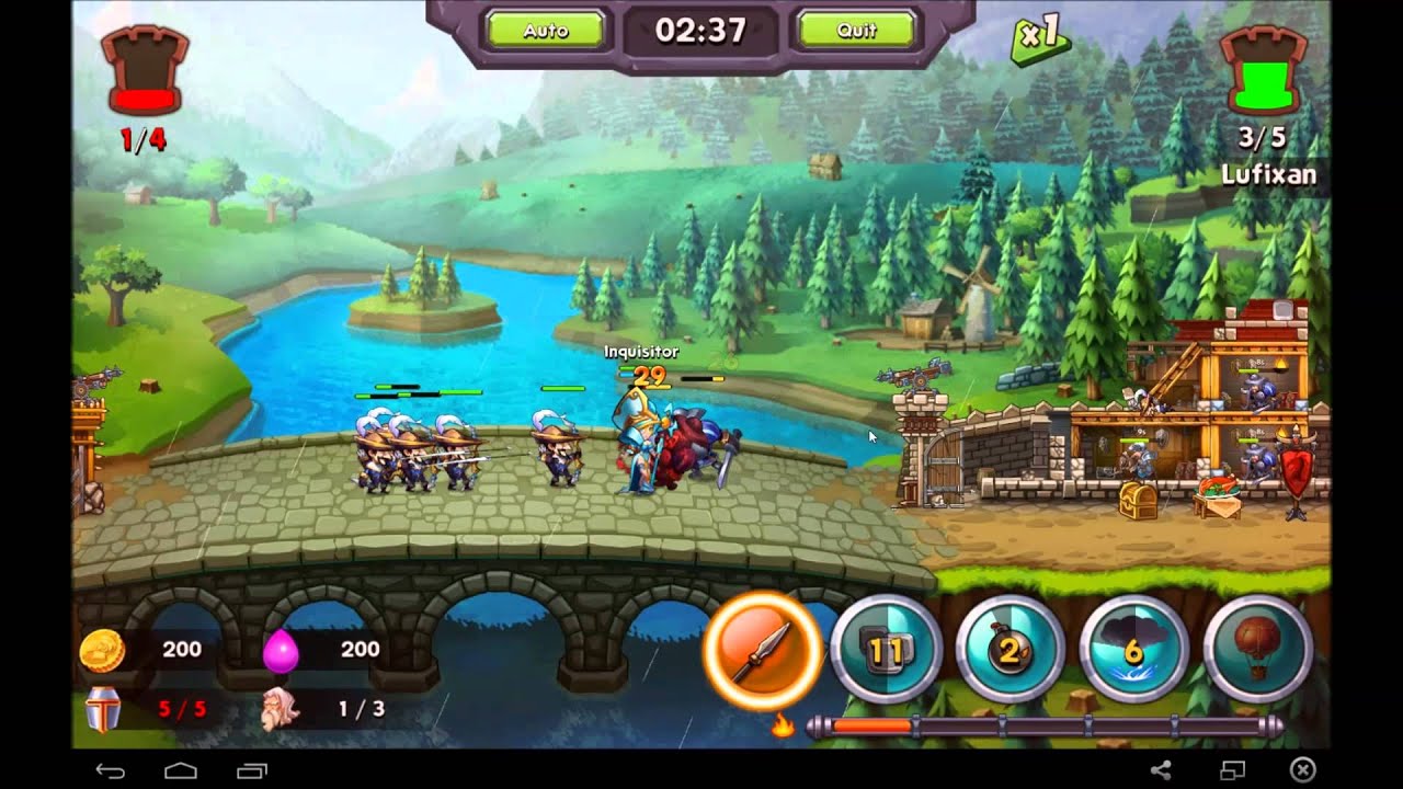 Storm Fortress Android game First look gameplay - YouTube