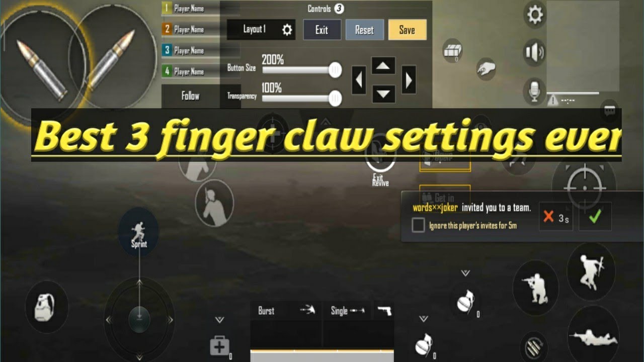 Best 3 finger claw setup ever for pubg mobile or lite . - YouTube