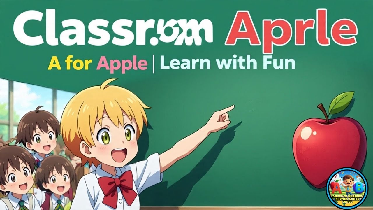 A for Apple ABC Song Learn Alphabet and Sounds Phonics Song with TWO ...
