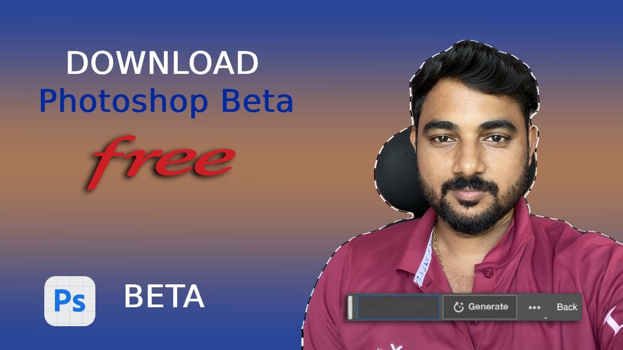 How to Download Photoshop Beta FREE | Use Generative Fill - YouTube