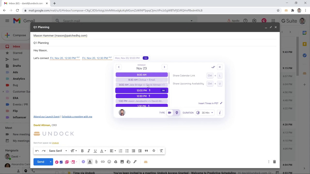 Undock Overview - Scheduling Window - YouTube