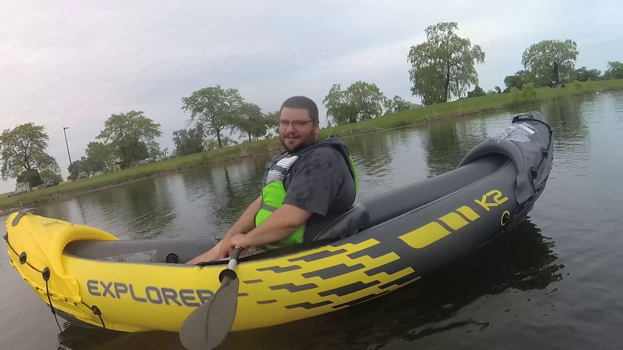 First Time Out! Intex Explorer K2 and Challenger K1 - YouTube