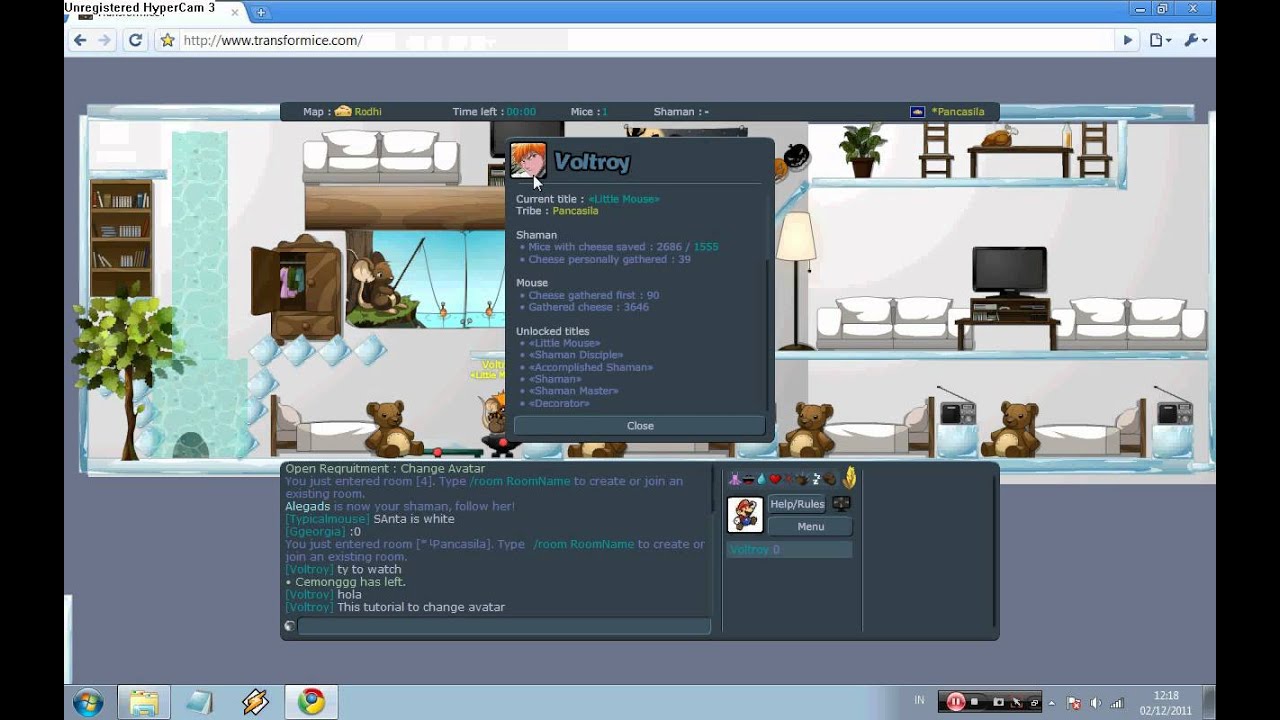 Change Avatar transformice - YouTube