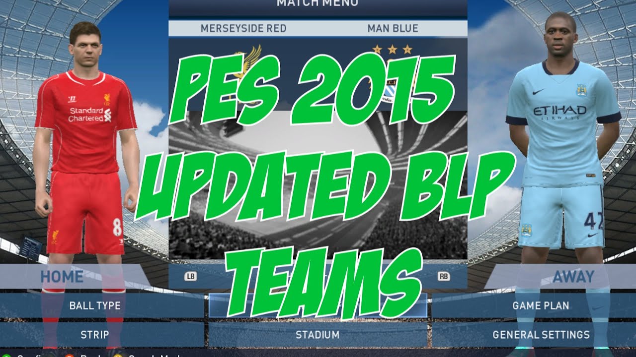 How to get Premier League KITS and TEAM LOGOS in PES 2015!! - YouTube
