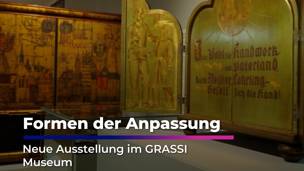 Formen der Anpassung: Neue Ausstellung im GRASSI Museum Leipzig - YouTube