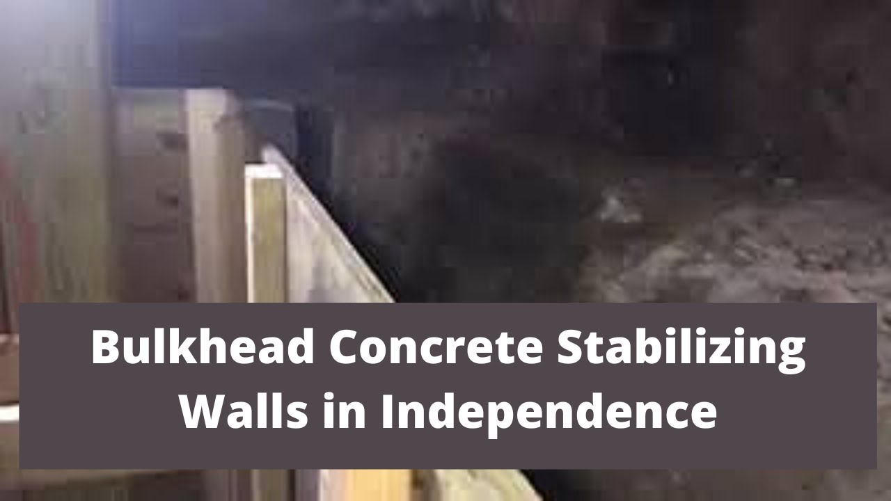 Bulkhead Concrete Stabilizing Walls in Independence - YouTube